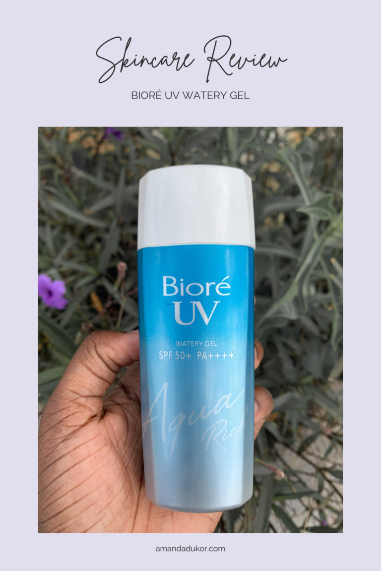 Bioré UV Watery Gel Sunscreen; Honest Review – AD
